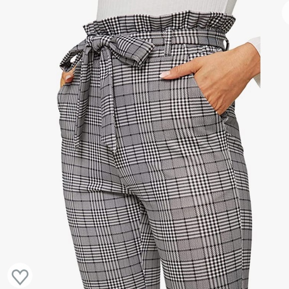 Pants & Jumpsuits | Stretchy High Waisted Plaid Pants | Poshmark